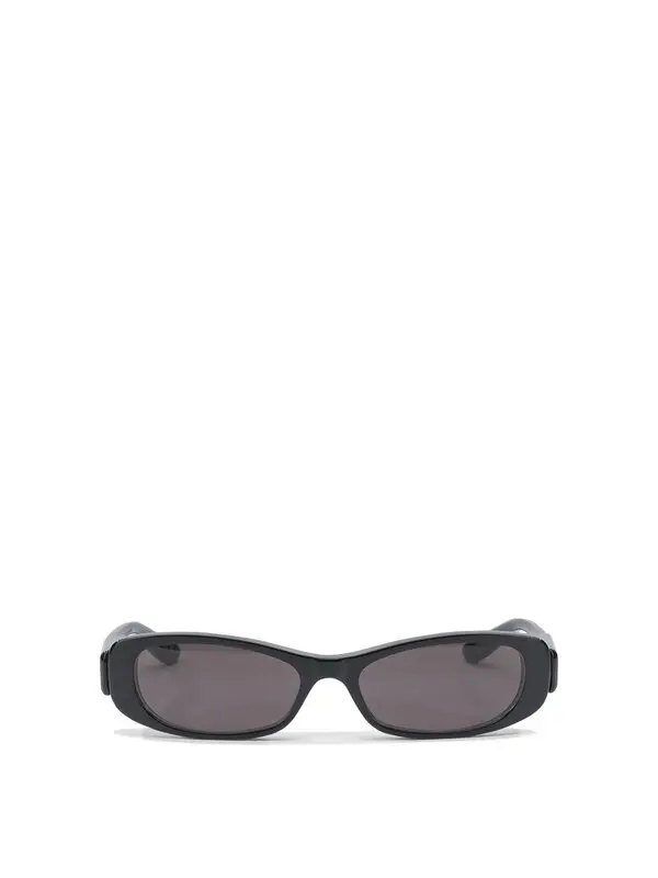 Balenciaga Nova Oval Sunglasses - Black