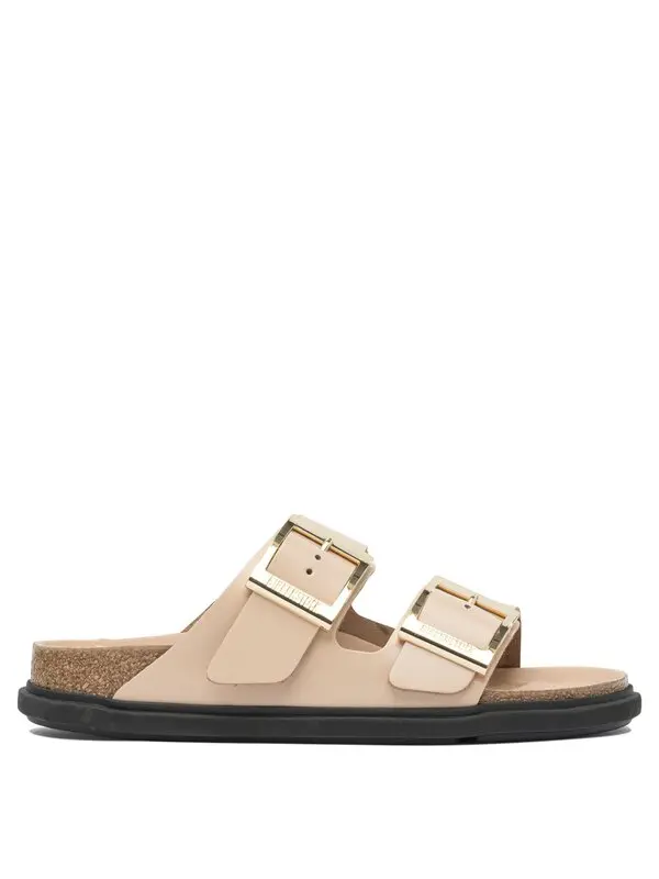 BIRKENSTOCK Arizona Droplet Buckle Low Sandals - Beige