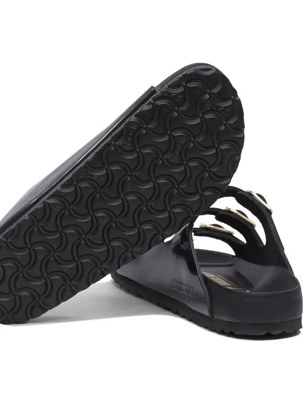 BIRKENSTOCK Florida Fresh Low Sandals With Three Adjustable Buckle Straps - Black