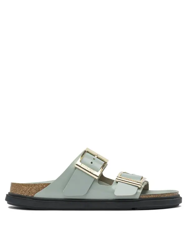 BIRKENSTOCK Arizona Droplet Buckle Low Sandals - Green