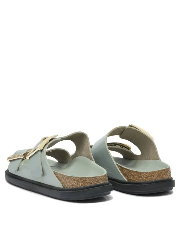 BIRKENSTOCK Arizona Droplet Buckle Low Sandals - Green