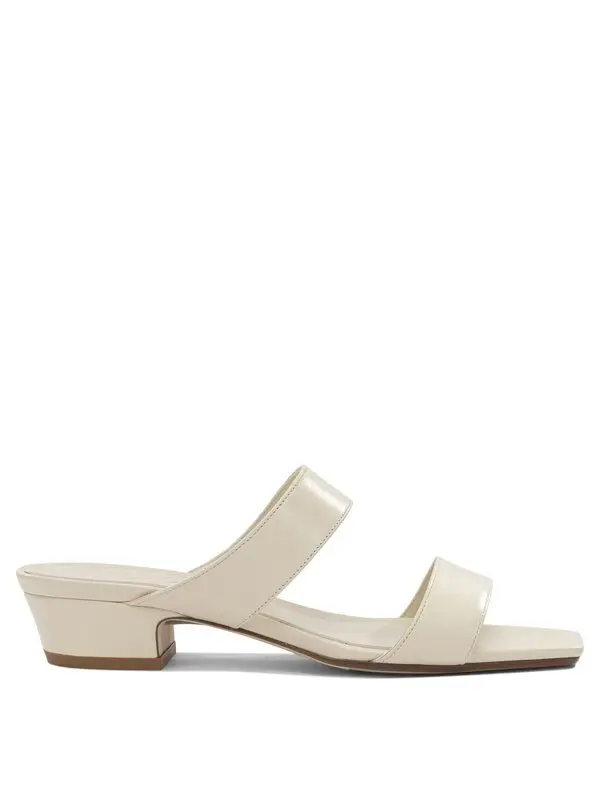 AeydĒ Kemi 30mm Heeled Sandals - White
