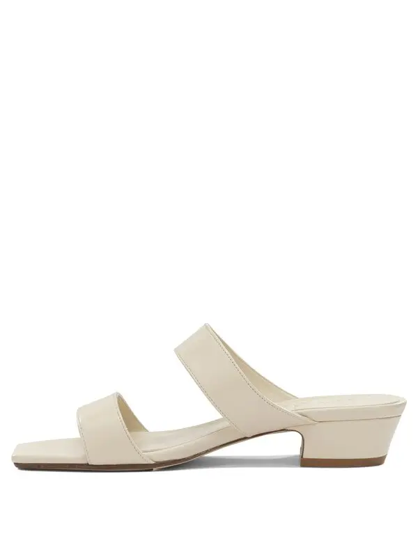 AeydĒ Kemi 30mm Heeled Sandals - White