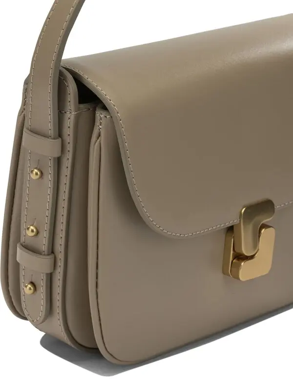 Soeur Bellissima Small Crossbody Bag In Lwg Leather - Beige