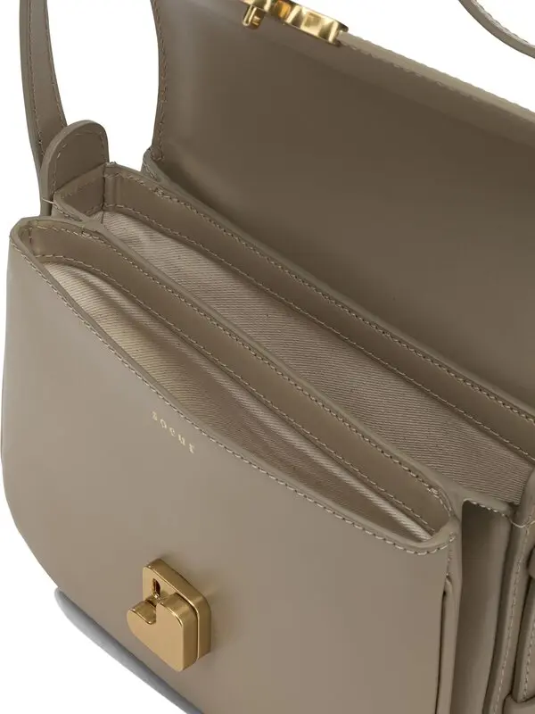 Soeur Bellissima Small Crossbody Bag In Lwg Leather - Beige