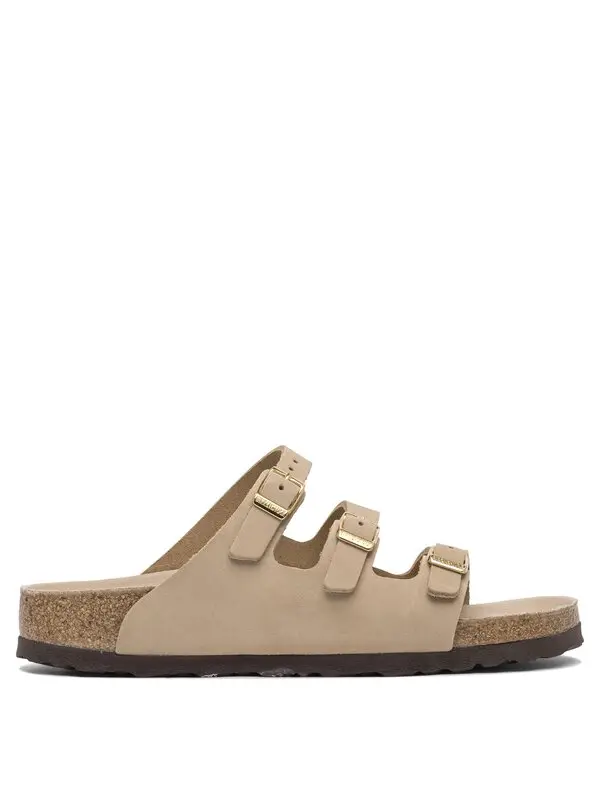 BIRKENSTOCK Florida Fresh Low Sandals With Adjustable Straps - Beige