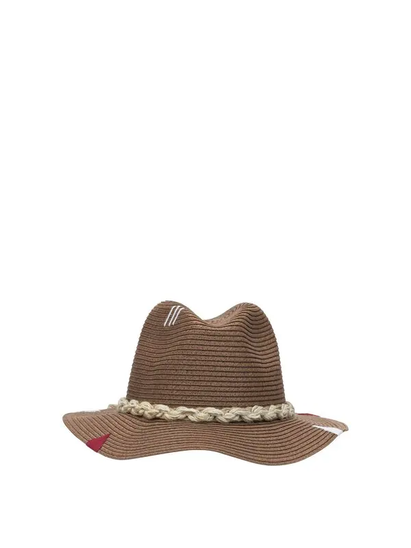 THE HAT GANG Busy Relaxing" Fedora - Brown