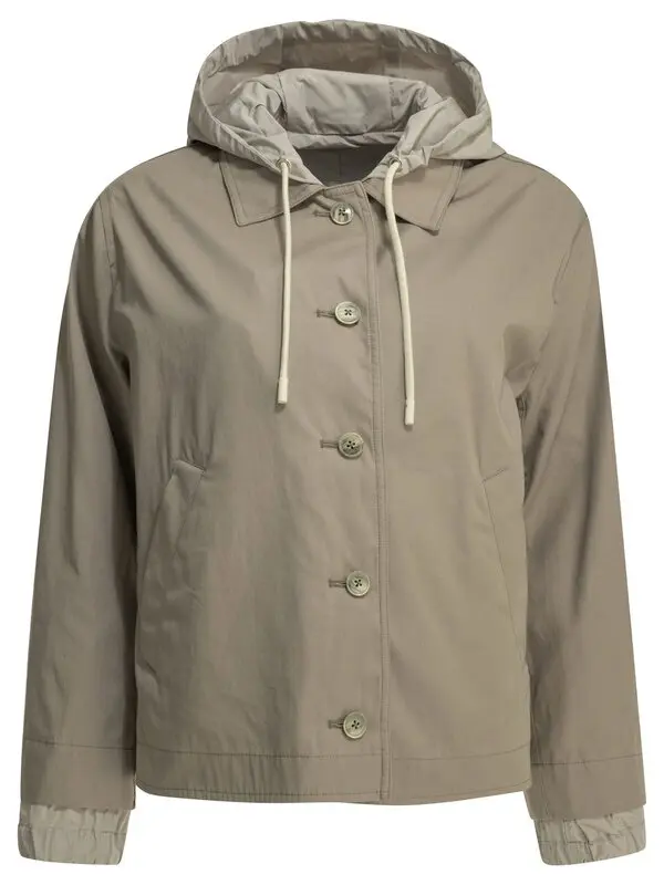 Herno Reversible Lightweight Hooded Jacket - Grey