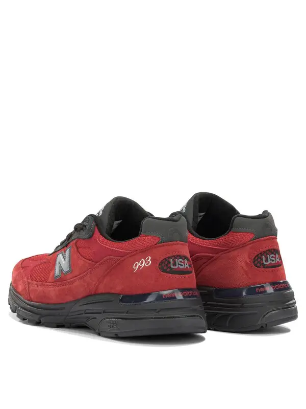 NEW BALANCE Made In Usa 993 Low Top Sneakers - Red