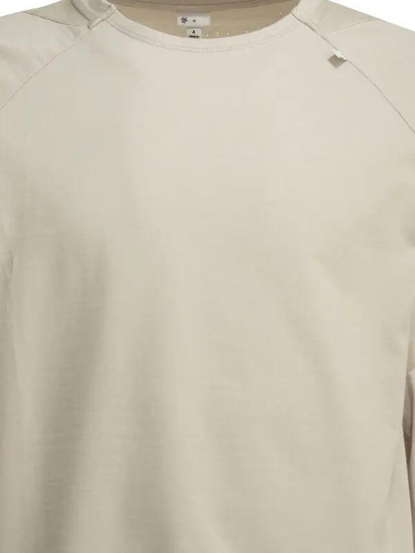 GOLDWIN Paneled Mesh L/s Crew Neck T-shirt