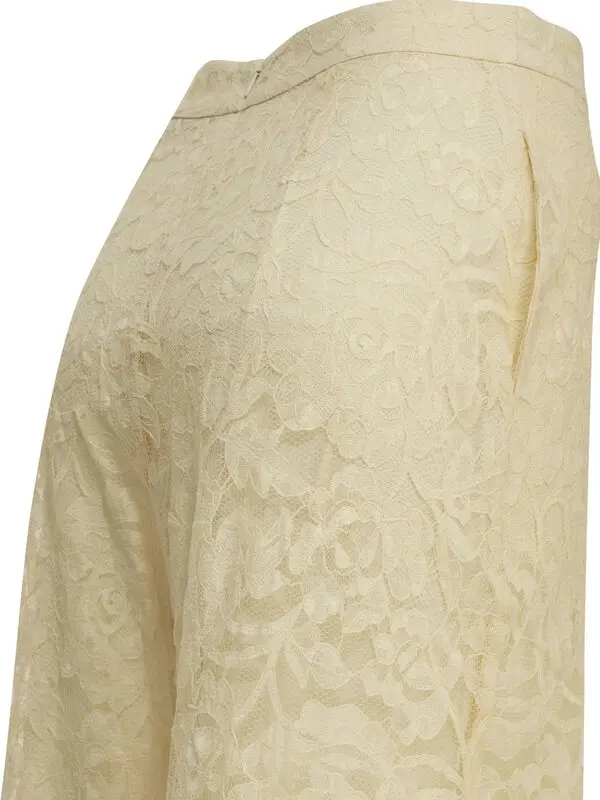 Zimmermann Carousel Lace Wide Leg Pants - White