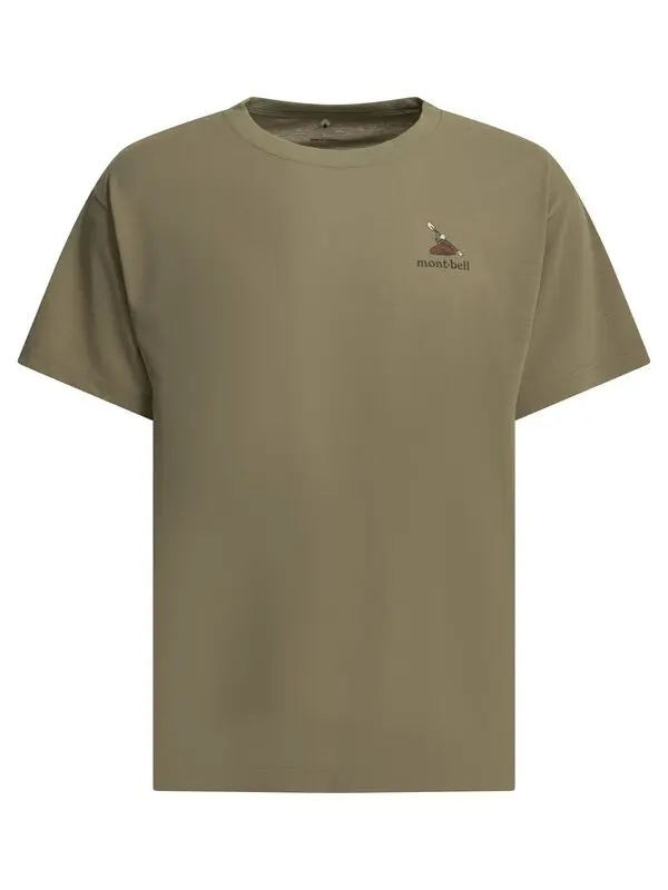 MONTBELL Short Sleeve T-shirt - Brown