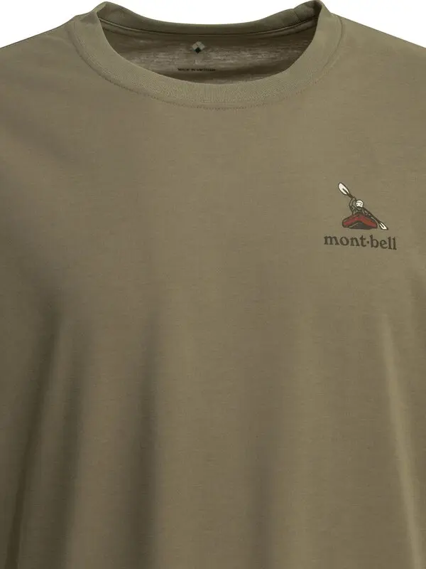 MONTBELL Short Sleeve T-shirt - Brown