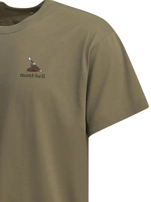 MONTBELL Short Sleeve T-shirt - Brown