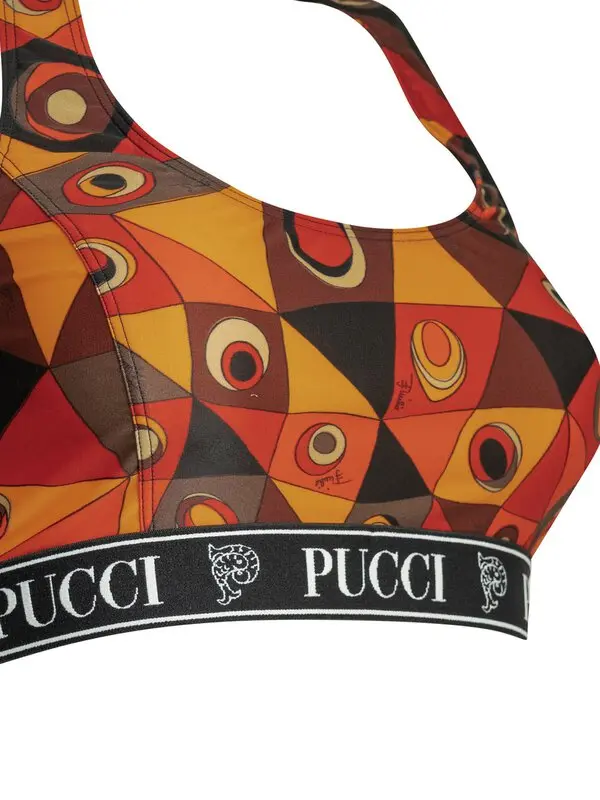 Emilio Pucci Occhi' Top Bra - Orange