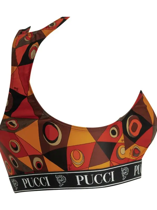 Emilio Pucci Occhi' Top Bra - Orange