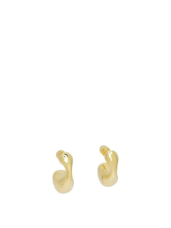 MARIA BLACK Sculptural Hoop Earrings - Gold