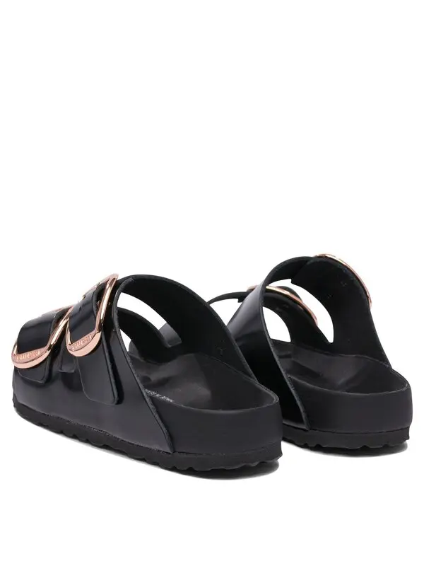 BIRKENSTOCK Arizona Big Buckle Low Sandals - Black