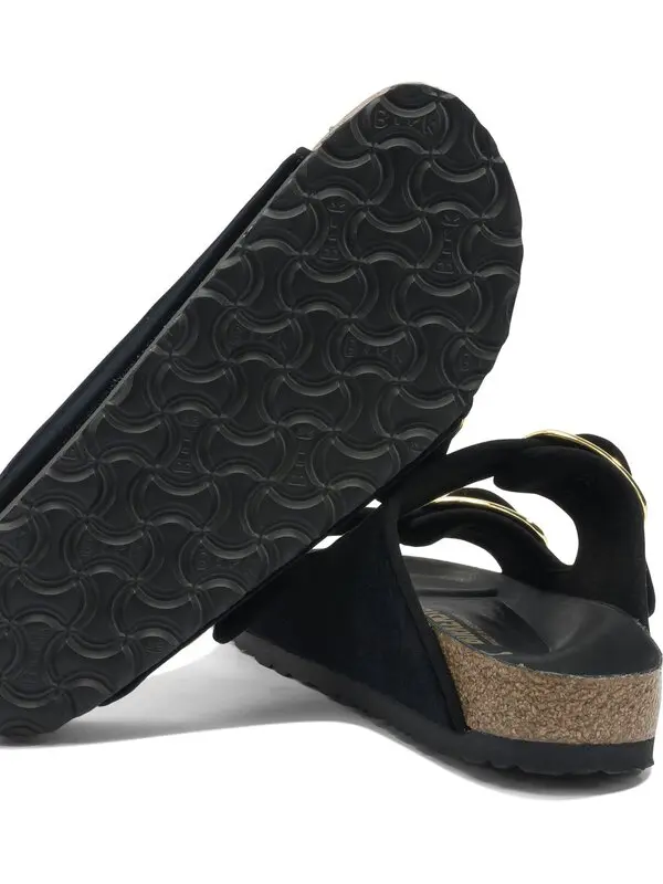BIRKENSTOCK Arizona Big Buckle Low Sandals - Black