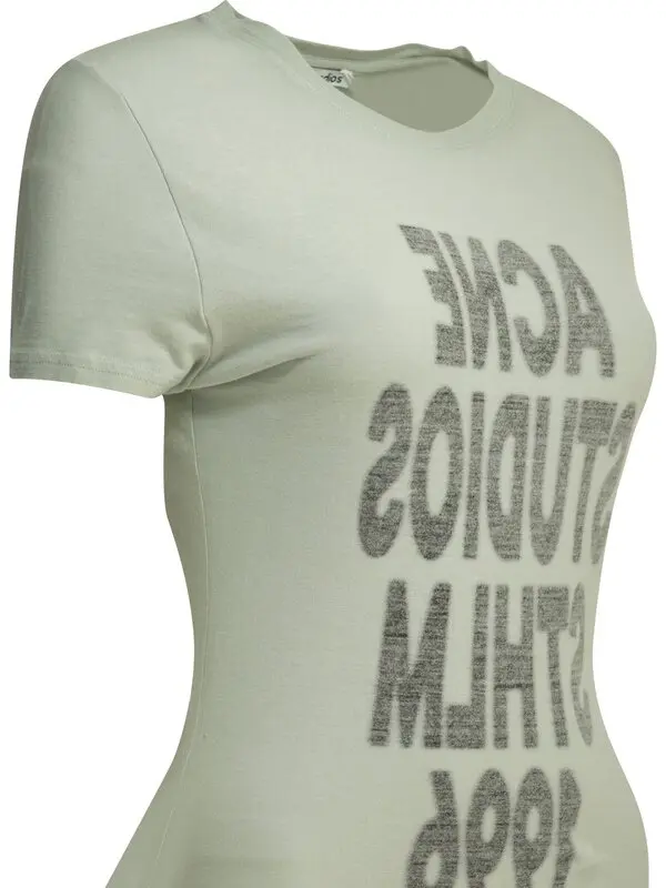 Acne Studios Cotton T-shirt With Graphic Print