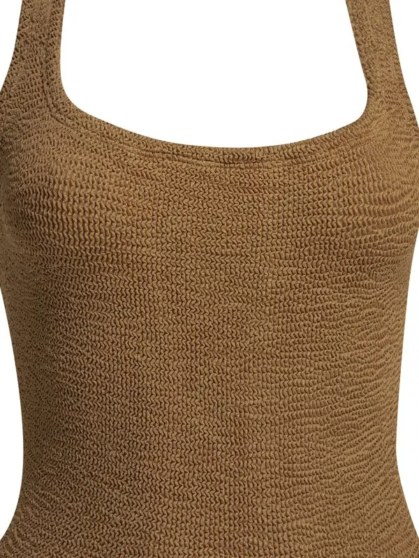 Hunza G One Piece Swimsuit - Brown