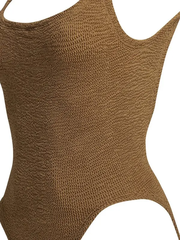 Hunza G One Piece Swimsuit - Brown