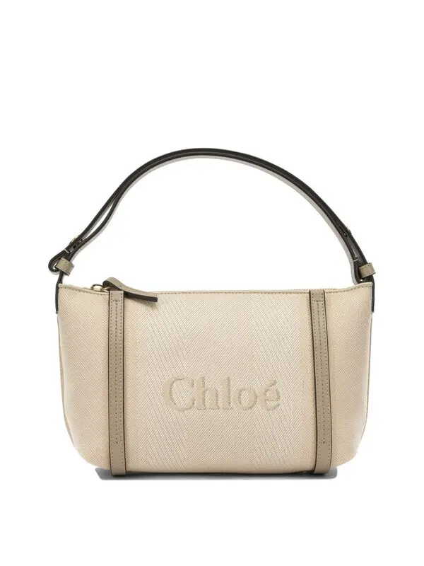 Chloé Small Carry Shoulder Bag - Beige