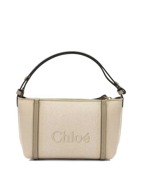 Chloé Small Carry Shoulder Bag - Beige