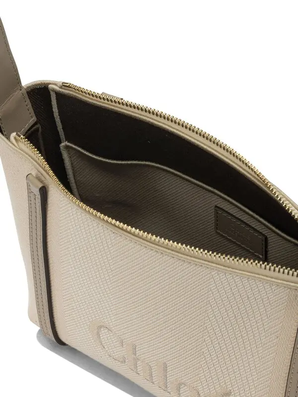 Chloé Small Carry Shoulder Bag - Beige