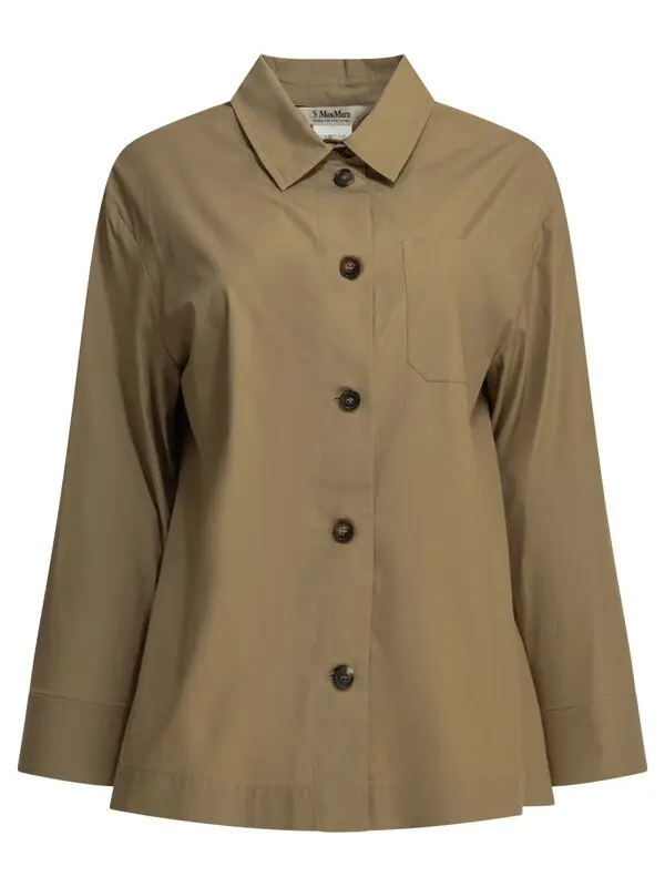 Max Mara Cotton Poplin Casual Shirt