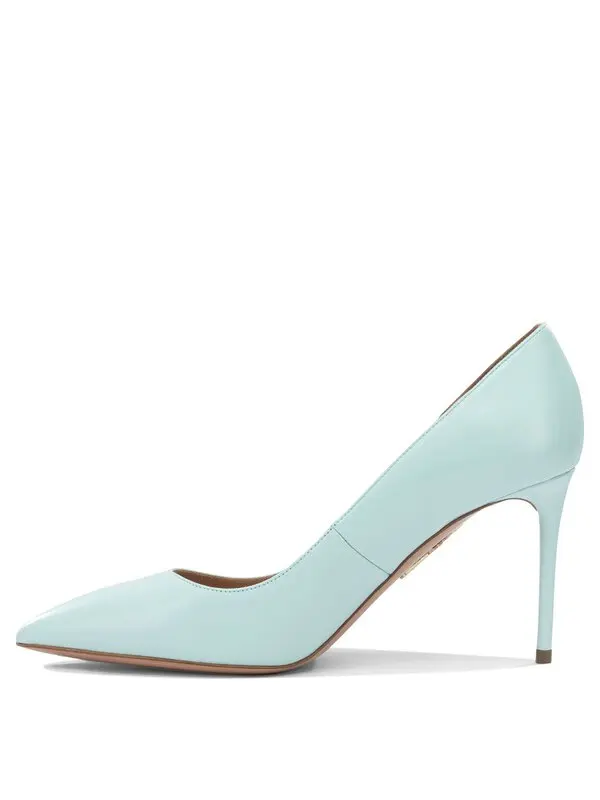 AQUAZZURA Purist Pump 85 Stiletto Pumps - Light Blue