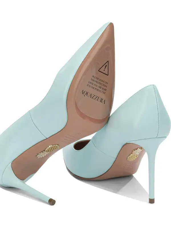 AQUAZZURA Purist Pump 85 Stiletto Pumps - Light Blue