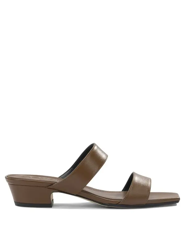 AeydĒ Kemi 30mm Heeled Sandals - Brown