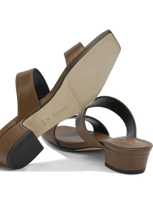 AeydĒ Kemi 30mm Heeled Sandals - Brown