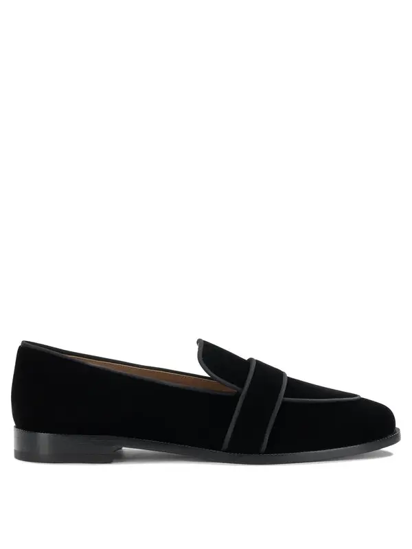 AQUAZZURA Martin' Suede Loafers - Black