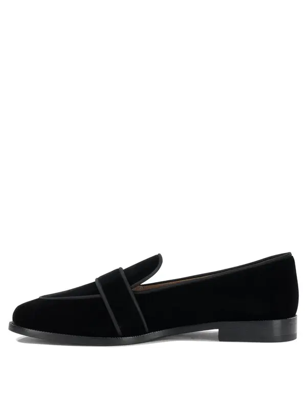 AQUAZZURA Martin' Suede Loafers - Black
