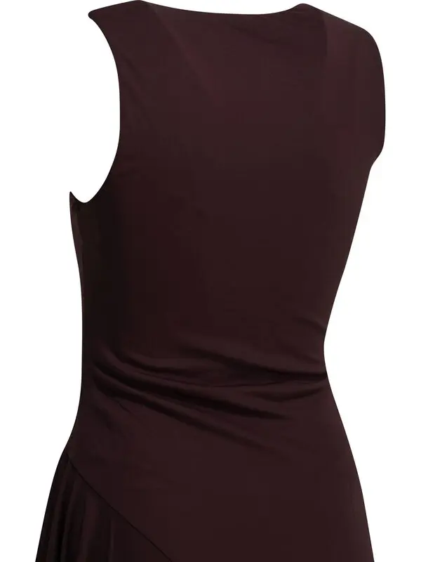 Alaïa Asymmetrical Midi Dress
