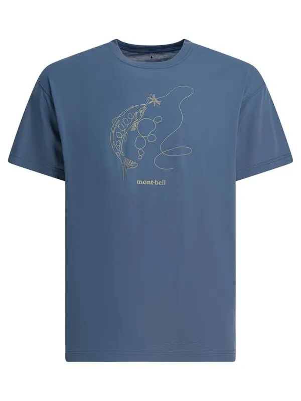 MONTBELL Graphic T-shirt - Light Blue