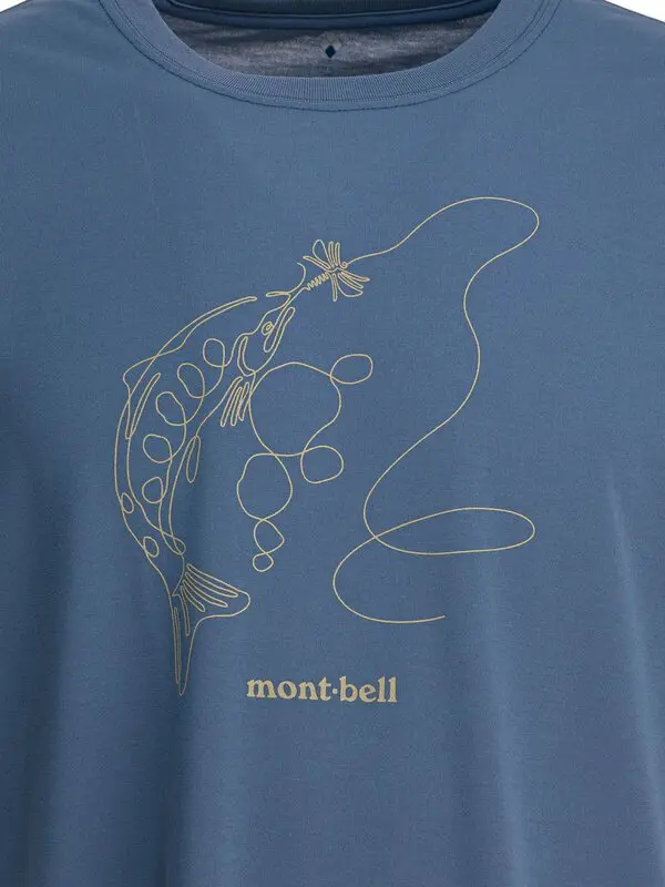MONTBELL Graphic T-shirt - Light Blue