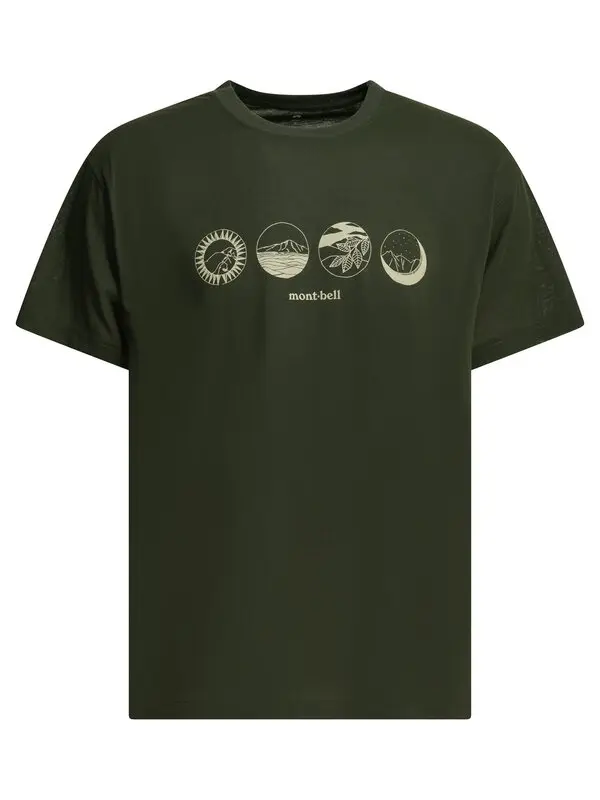 MONTBELL Graphic T-shirt - Green