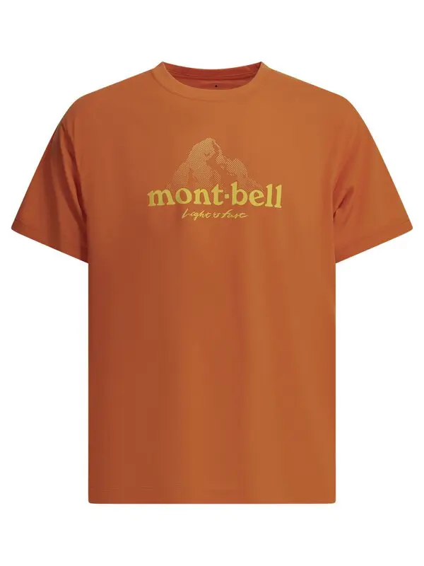 MONTBELL T-shirt With Graphic Print - Orange