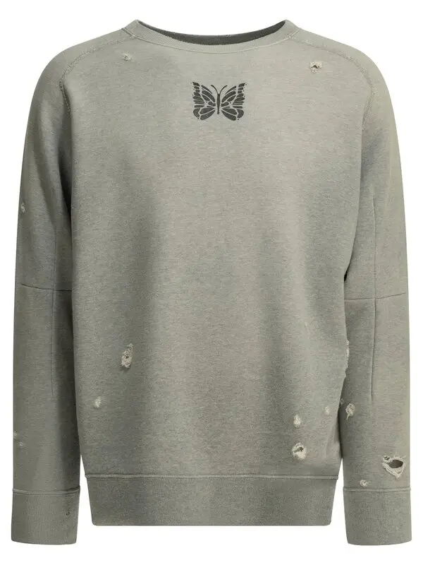 Needles Deconstructed Crewneck Sweatshirt