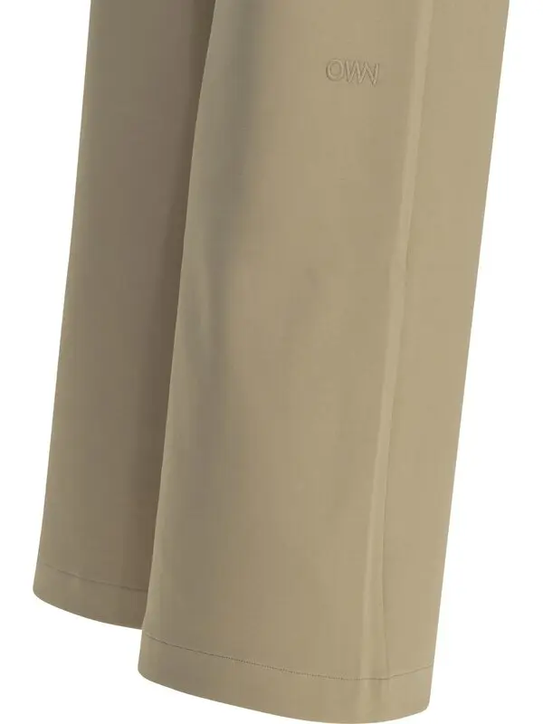 OWN: OFF WITH NATURE Own Off With Nature Solid Colour Trousers