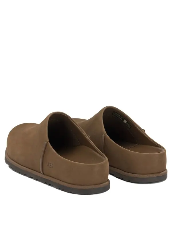 UGG Otzo Sabot Waterproof Nubuck Slip-on Clogs - Brown