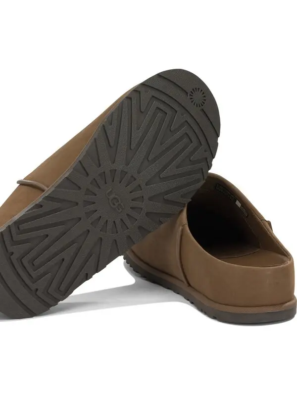 UGG Otzo Sabot Waterproof Nubuck Slip-on Clogs - Brown