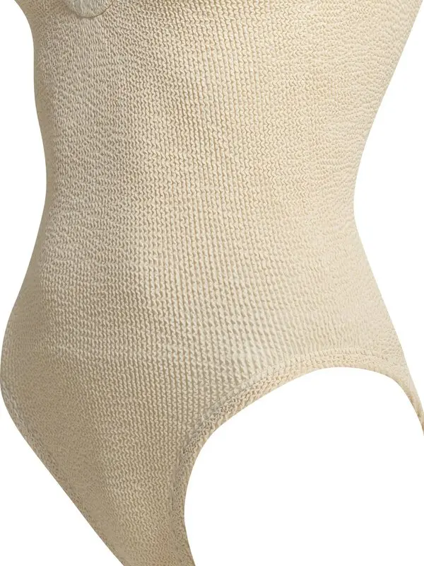 Hunza G One Piece Swimsuit With Ring Detail - Pink