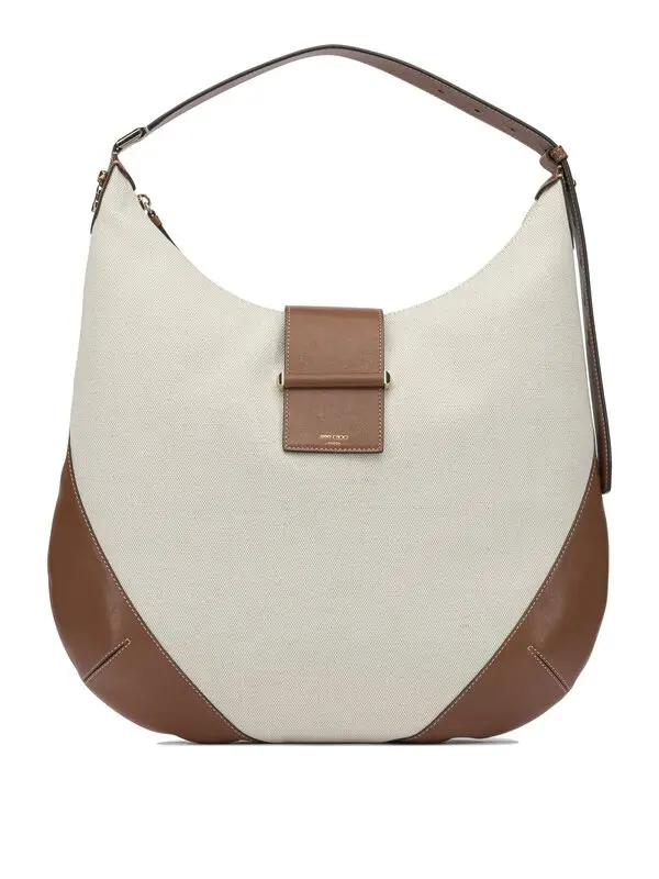 JIMMY CHOO Bar Hobo Large Shoulder Bag