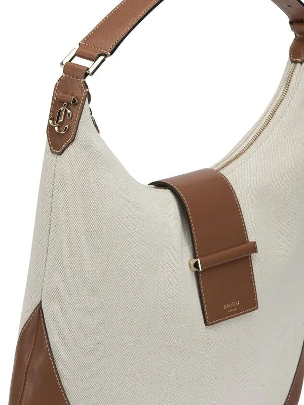 JIMMY CHOO Bar Hobo Large Shoulder Bag