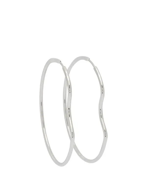 MARIA BLACK Hoop Earrings - Silver