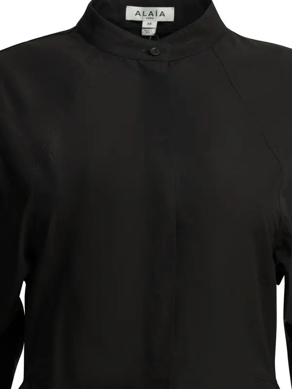 Alaïa Cotton Poplin Chemisier Dress